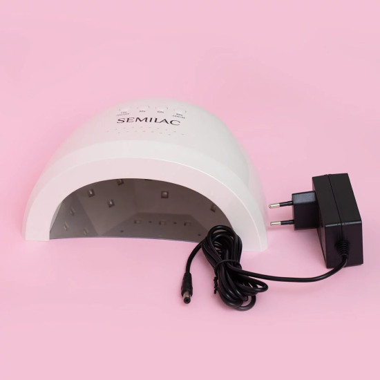 Lámpara UV LED Semilac 24W/48 – Doble potencia manicura y gel