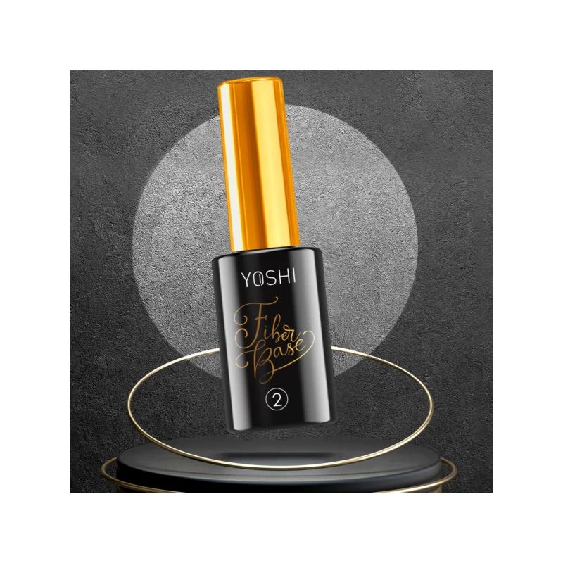 Fiber Base No2 LED 10 ml – Base fibra incolora para uñas fuertes